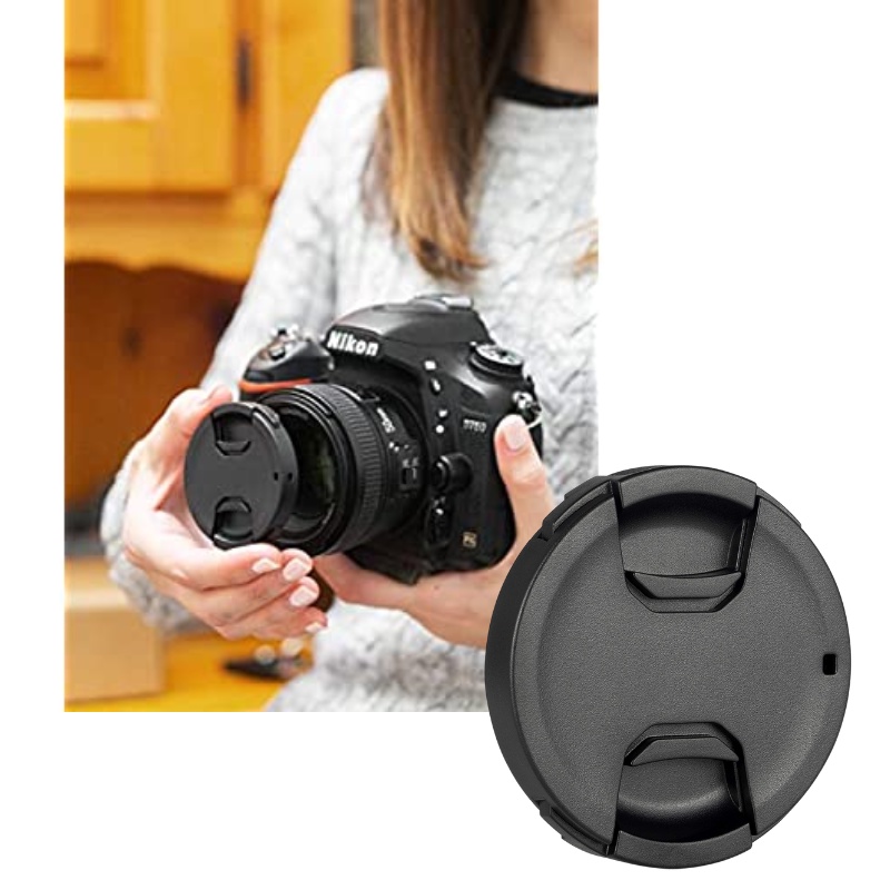 ฝาปิดเลนส์ KF Ares FotoA Lens Cap Center-Pinch Extra Strong Springs Made From Recycled Plastic ...