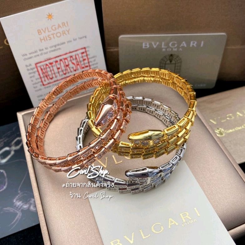 กำไลงูบูการี (Bugari) original 1.1เกรดงาvip. ใส่สลับแท้ วัสดุดีที่สุด ...