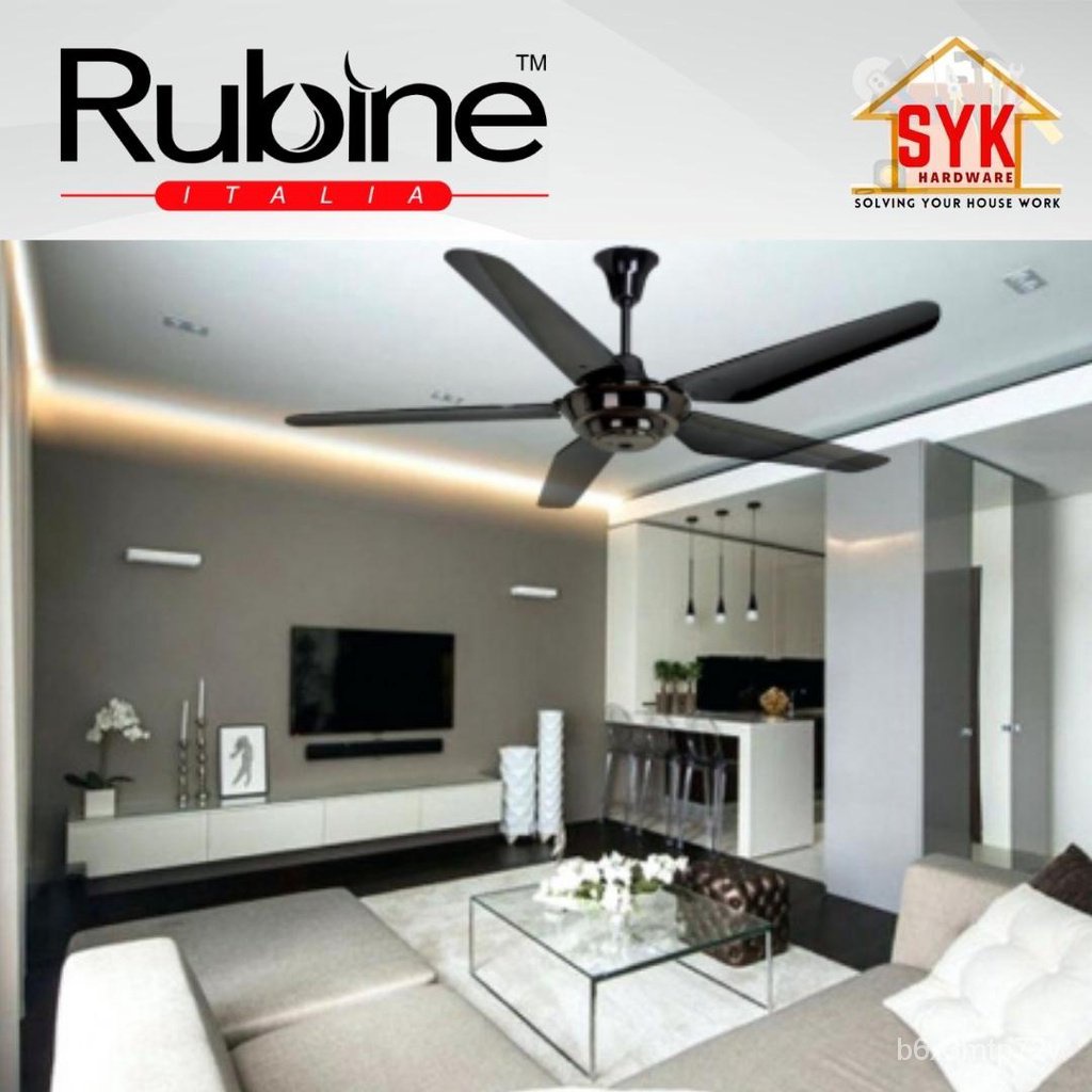 SYK Rubine Ceiling Fan Remote Control Kipas Siling 56" RCF-PICCO56-5B-GM 4 Speed Kipas Ceiling ...