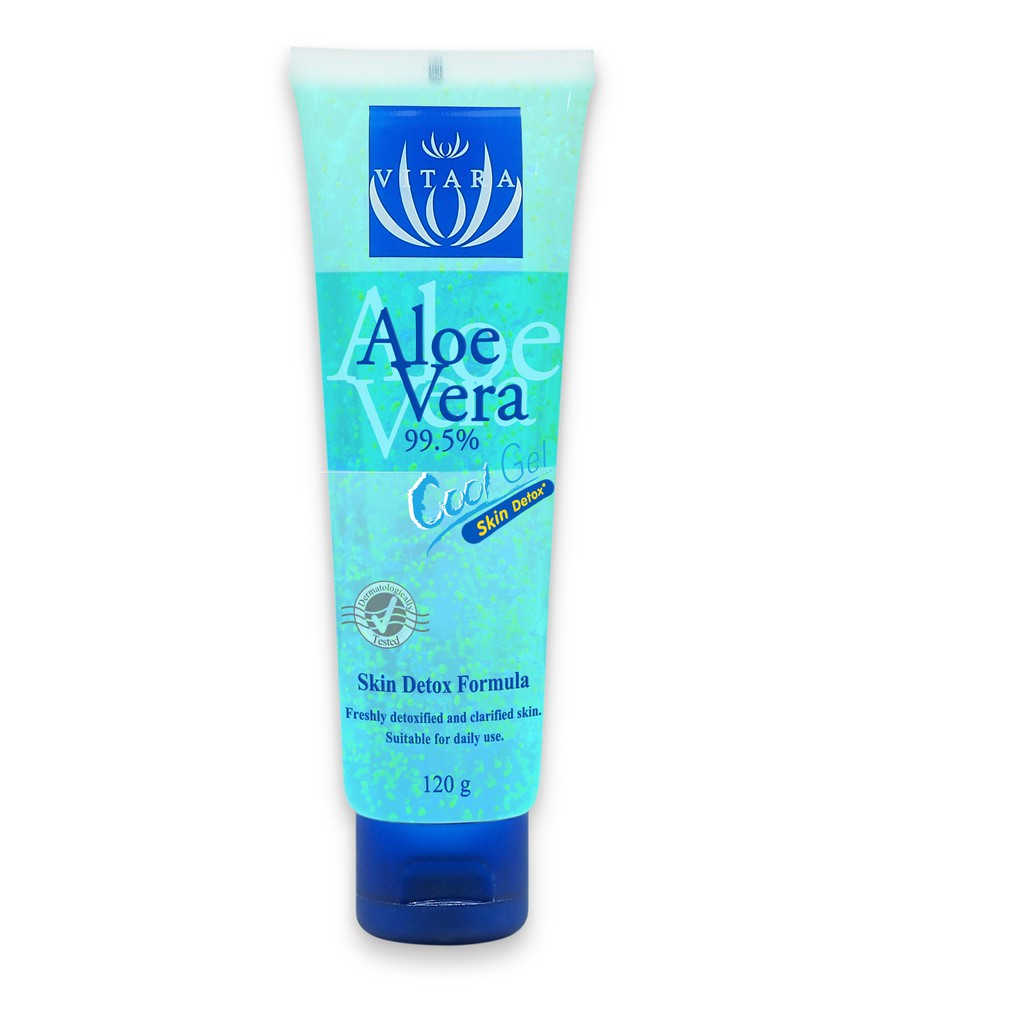VITARA ALOE VERA COOL GEL (SKIN DETOX) 99.5% - ขนาด 120 G | Shopee Thailand