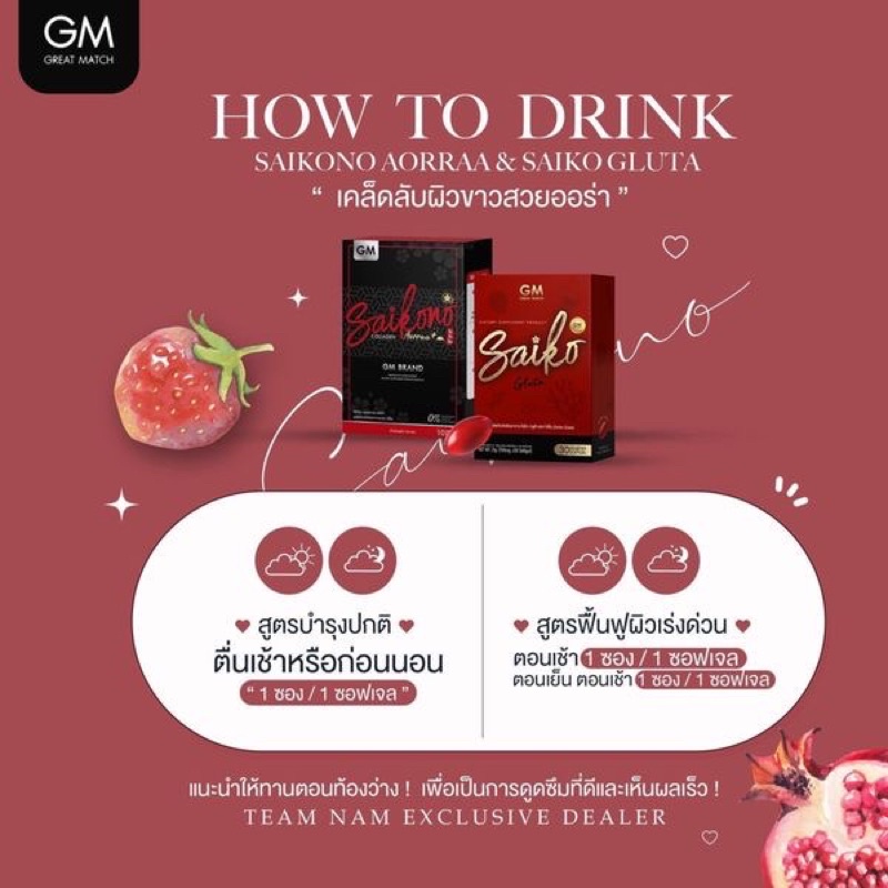 SAIKO GLUTA ไซโกะกลูต้า กลูต้าไซโกโนะ บรรจุ 30 ซอฟเจล - candy85shop - ThaiPick