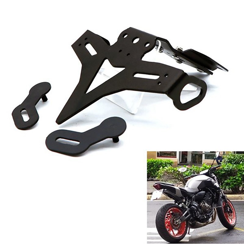 ตัวยึดป้ายทะเบียนรถจักรยานยนต์ สําหรับ Yamaha MT-07 MT 07 FZ-07 MT07 ...