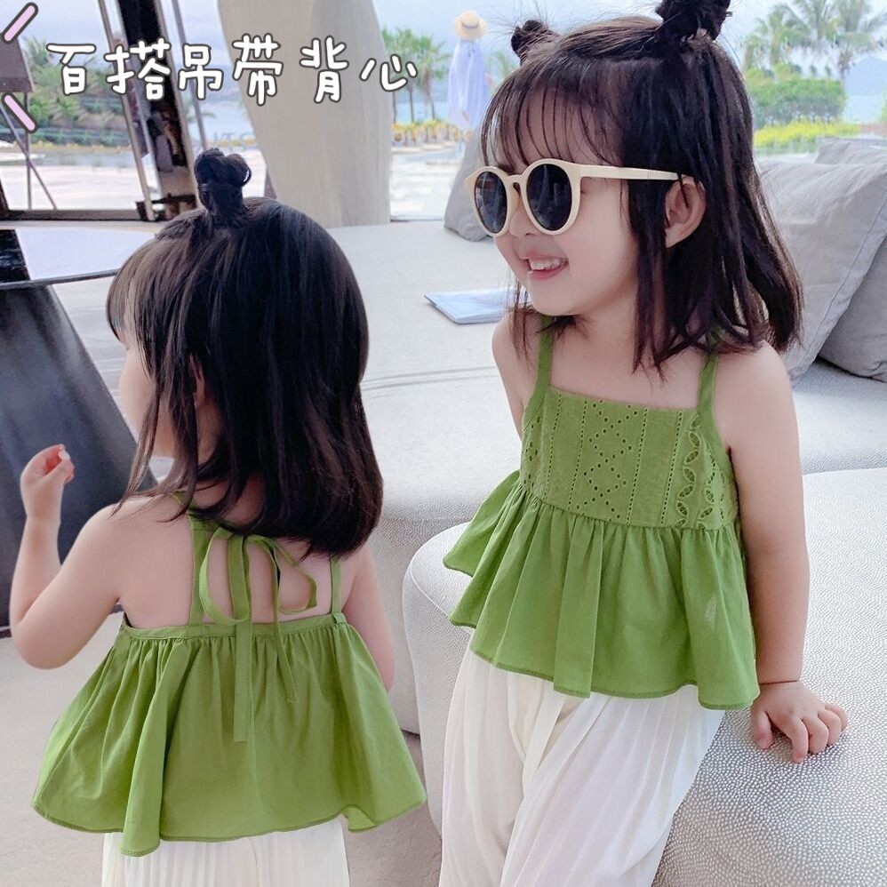 Bobora ฤดูร้อน สไตล์ตะวันตก เด็กผู้หญิง เสื้อกั๊ก สาวน้อย เสื้อยกทรง ...