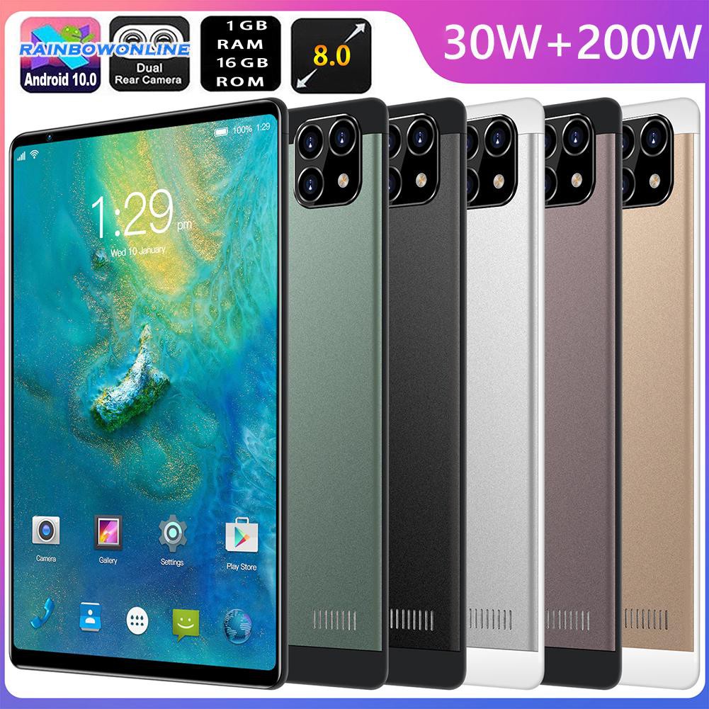 [RAIN] P80 8 inch Android 10 Tablet MTK6592 Octa-Core 1GB 16GB Phone ...