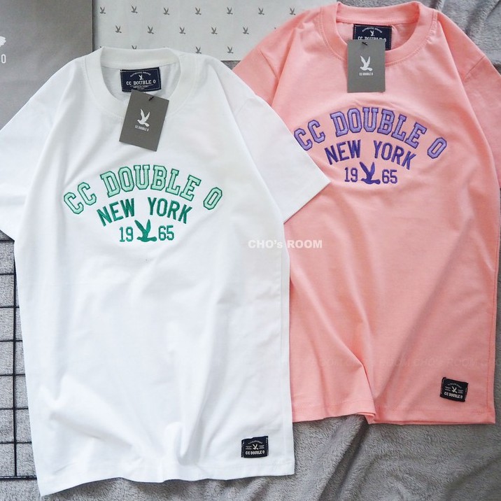 New Fabric Cotton Detai CCOO เสื้อยืดสีหวาน งานปักงานป้าย ์NO.48 ...
