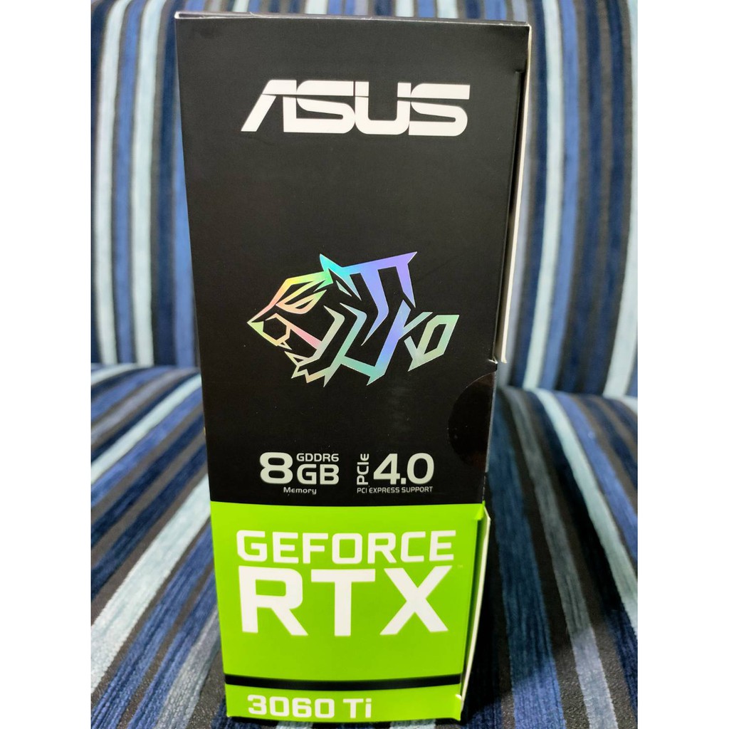 การ์ดจอ ASUS KO RTX 3060TI OC EDITION 8GB GDDR6 ของใหม่ ไม่โดนไฟ ไม่แกะ ...