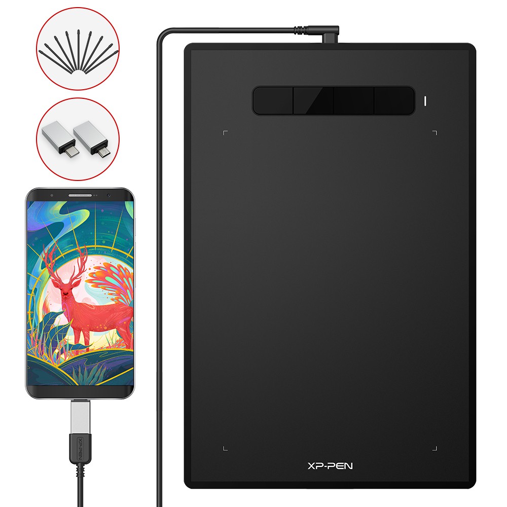 XP-PEN Star G960S Digital Drawing Tablets Graphic Pen Tablet Pen Pad ...