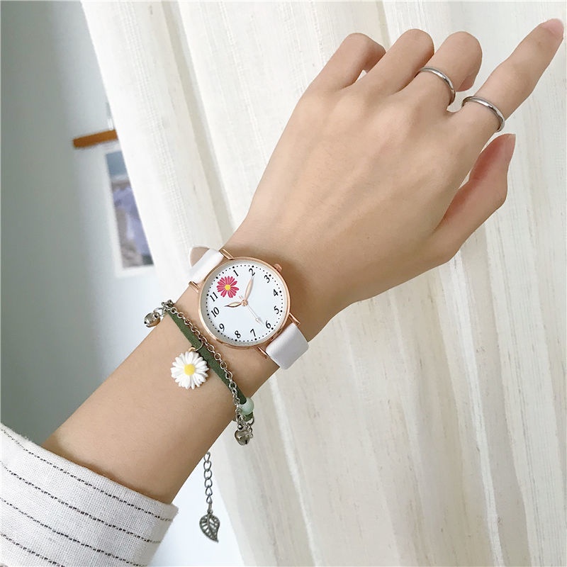 Daisy watch female student Korean style simple girlfriends a pair of ...
