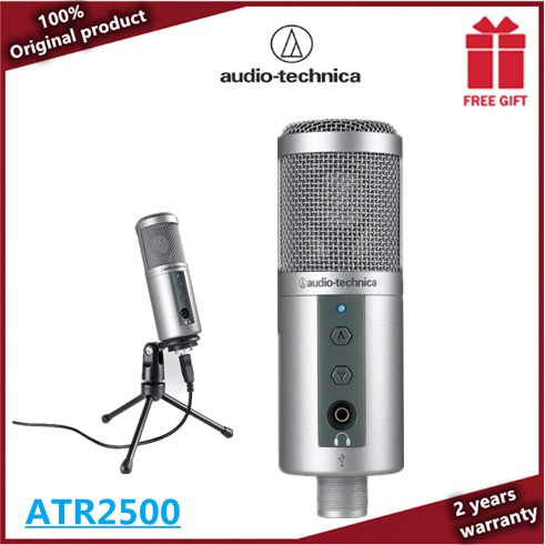 [Ready Stock] Audio Technica ATR2500 USB condenser microphone recording ...