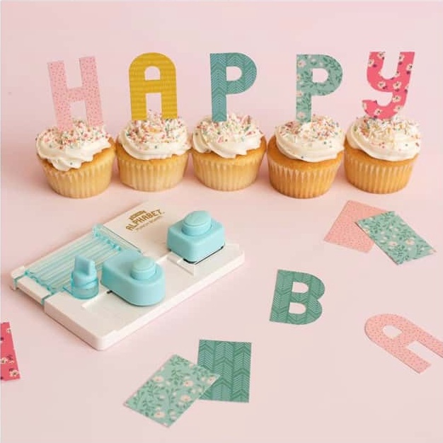 Mini Alphabet Punch Board we r memory keepers เครื่องตัดกระดาษตัวอักษร ...