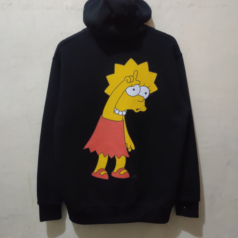 เสื้อกันหนาวมีหมวก HnM Simpsons สีดํา - heybosss.th - ThaiPick