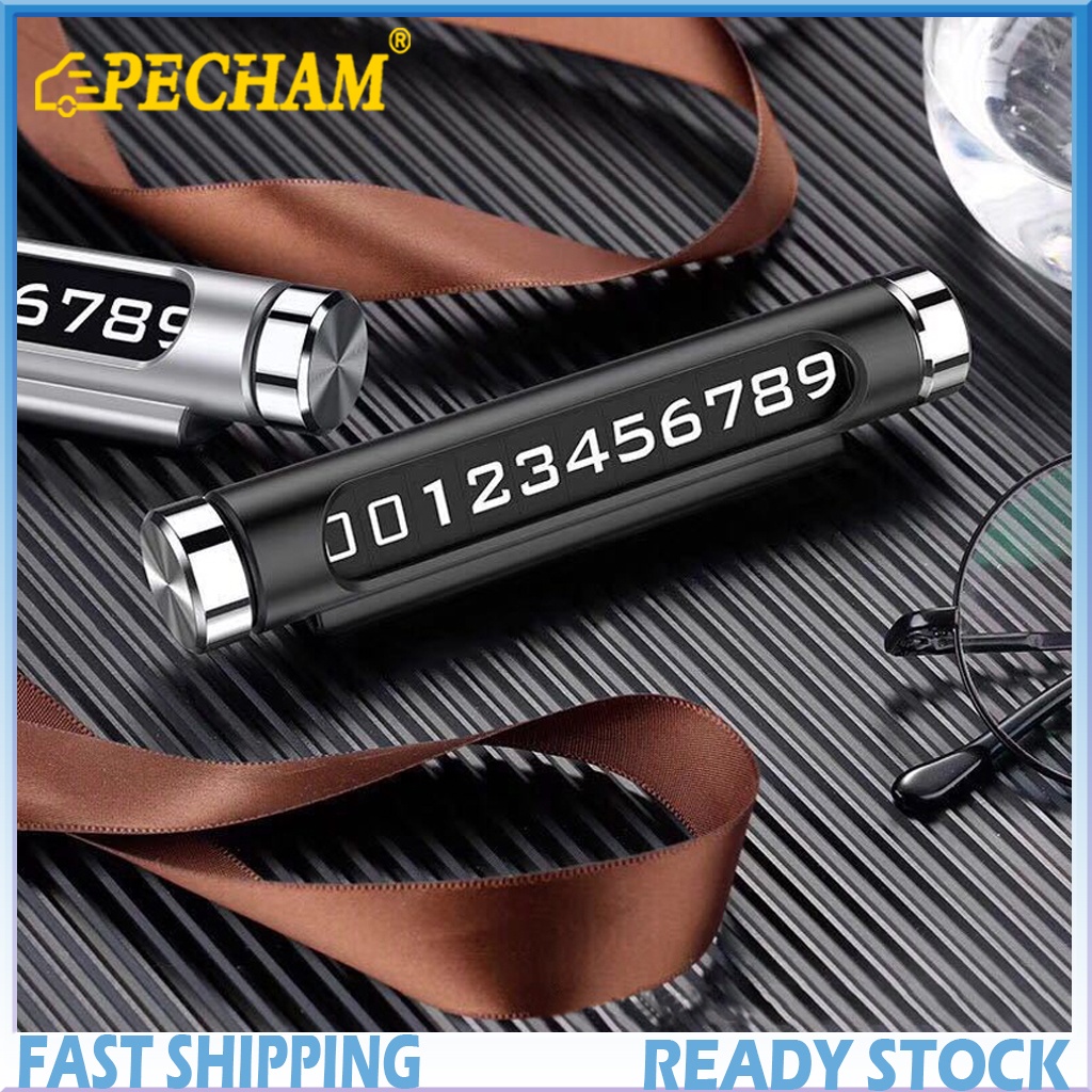 PECHAM ขายดี ป้ายหมายเลขโทรศัพท์แม่เหล็ก เรืองแสง สําหรับจอดรถยนต์ชั่วคราว - pecham.th - ThaiPick