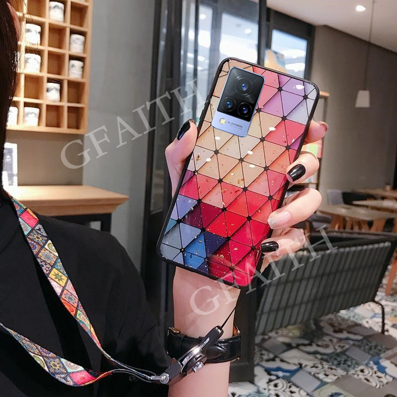 เคสโทรศัพท์ VIVO X60 Pro 5G New Arrival Soft Casing Back Cover Diamond ...