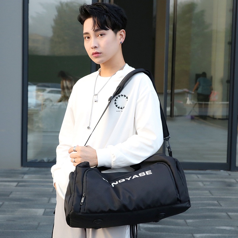 BMen Travel Bag Nylon Airport Duffel Bag Large Capacity Clothes Holiday ...