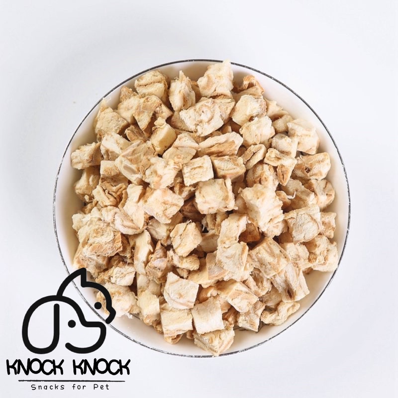 ส่งฟรี ปลาค็อดเต๋าฟรีซดราย COD Fish Cube Freeze Dried บรรจุกระปุก 80 ...