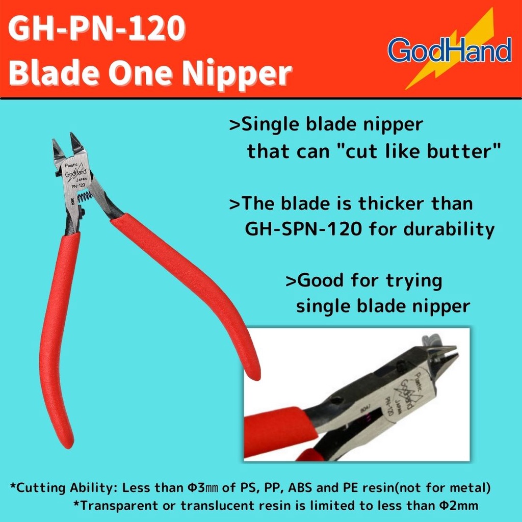 ใส่โค้ดลดเพิ่ม 20 GH-SPN-120 ULTIMATE NIPPER 5.0 GH-PN-120 BLADE ONE ...