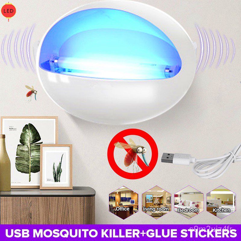 【Hot sale】Ready StockLED Anti Mosquito Killing Lamp USB Charging ...