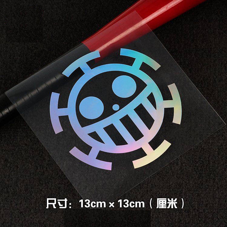 Trafalgar Law Car Decoration Sticker Trafalgar Law Laser Bumper ...