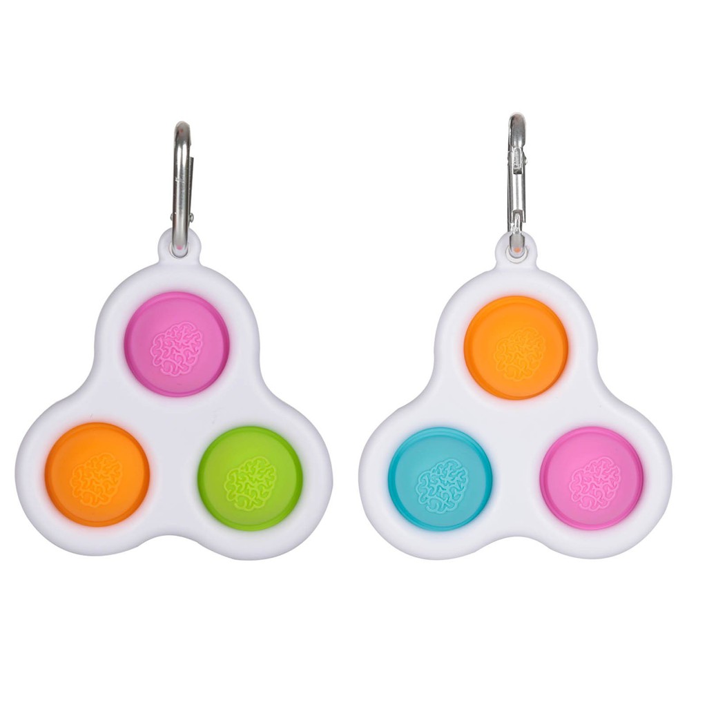 Fidget ง่าย Dimple ของเล่น Candy สีความเครียดบรรเทามือของเล่น Fidget ...