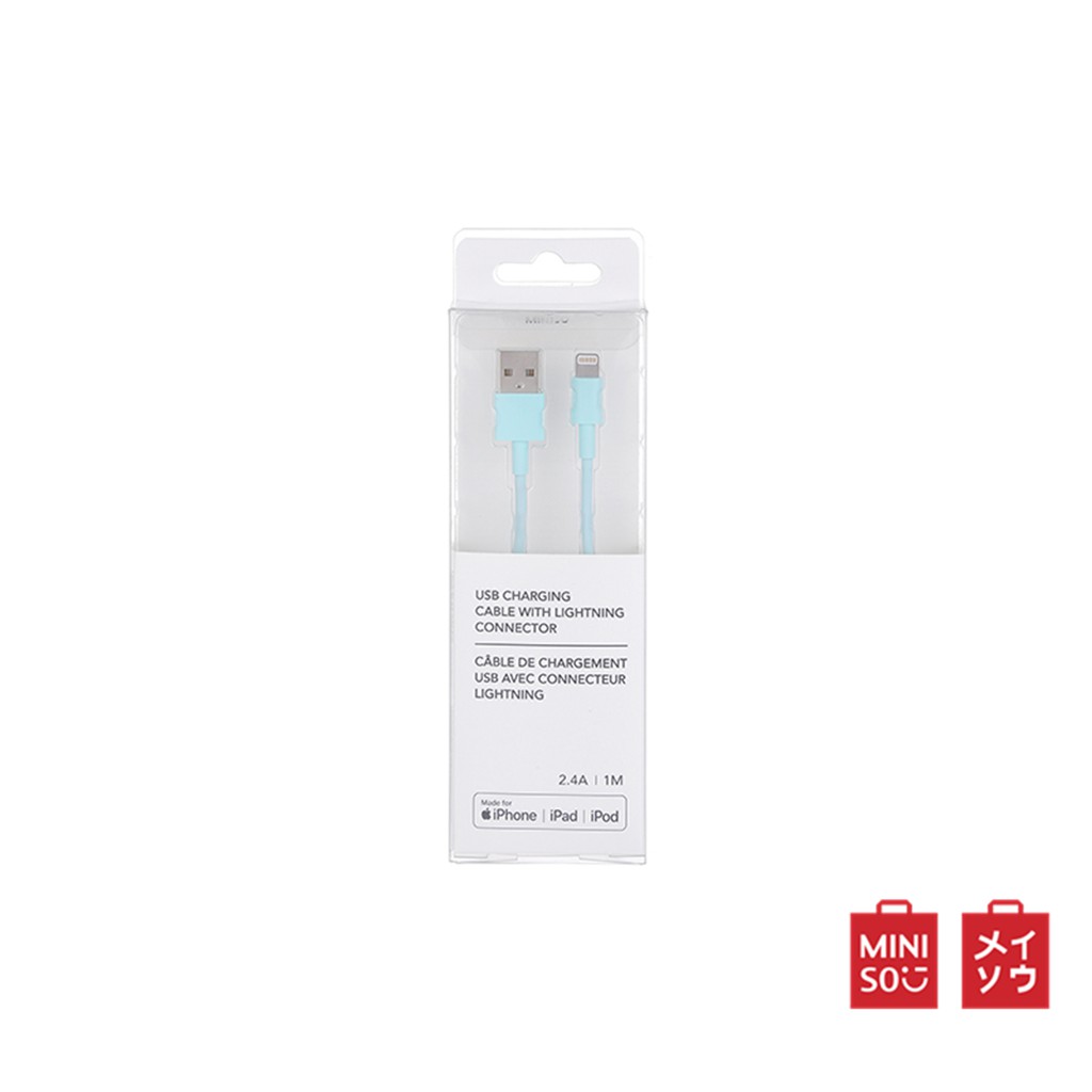 MINISO สายชารจ์ Iphone USB Charging Cable With Lightning Connector ...