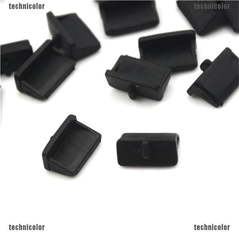 20pcs Soft Plastic USB Port Plug Cover Cap Anti Dust Protector Female ...