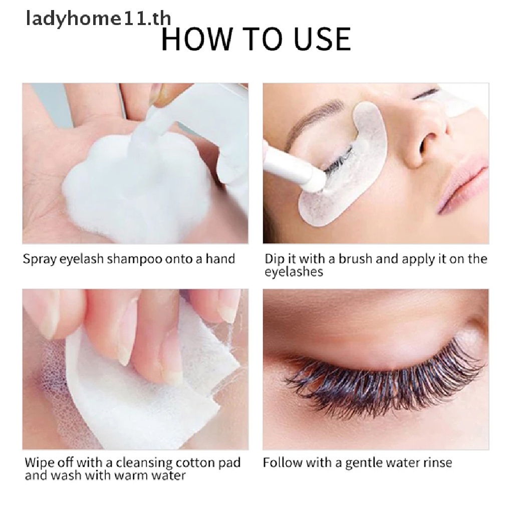 ONELADY 50ml Eyelash Gentle Cleaning Grafting Eyelashes Mousse Eye Lash ...