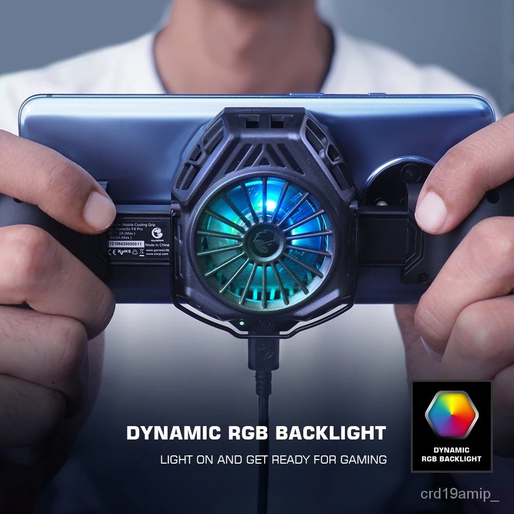 7VXj PLAYER GameSir F8 Pro Mobile Phone Cooling Gamepad Game Controller with Cooling Fan ...