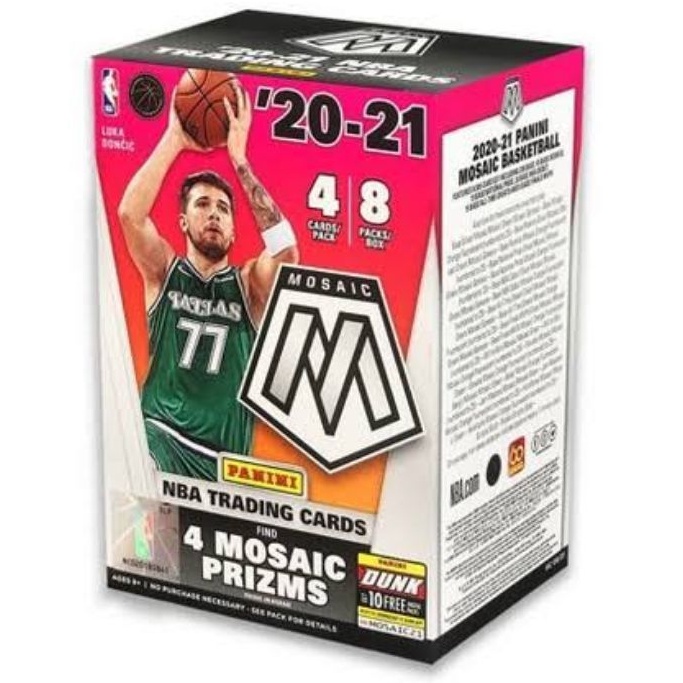 Ready Stock 2020-2021 Panini NBA Mosaic Basketball Trading Card Blaster ...