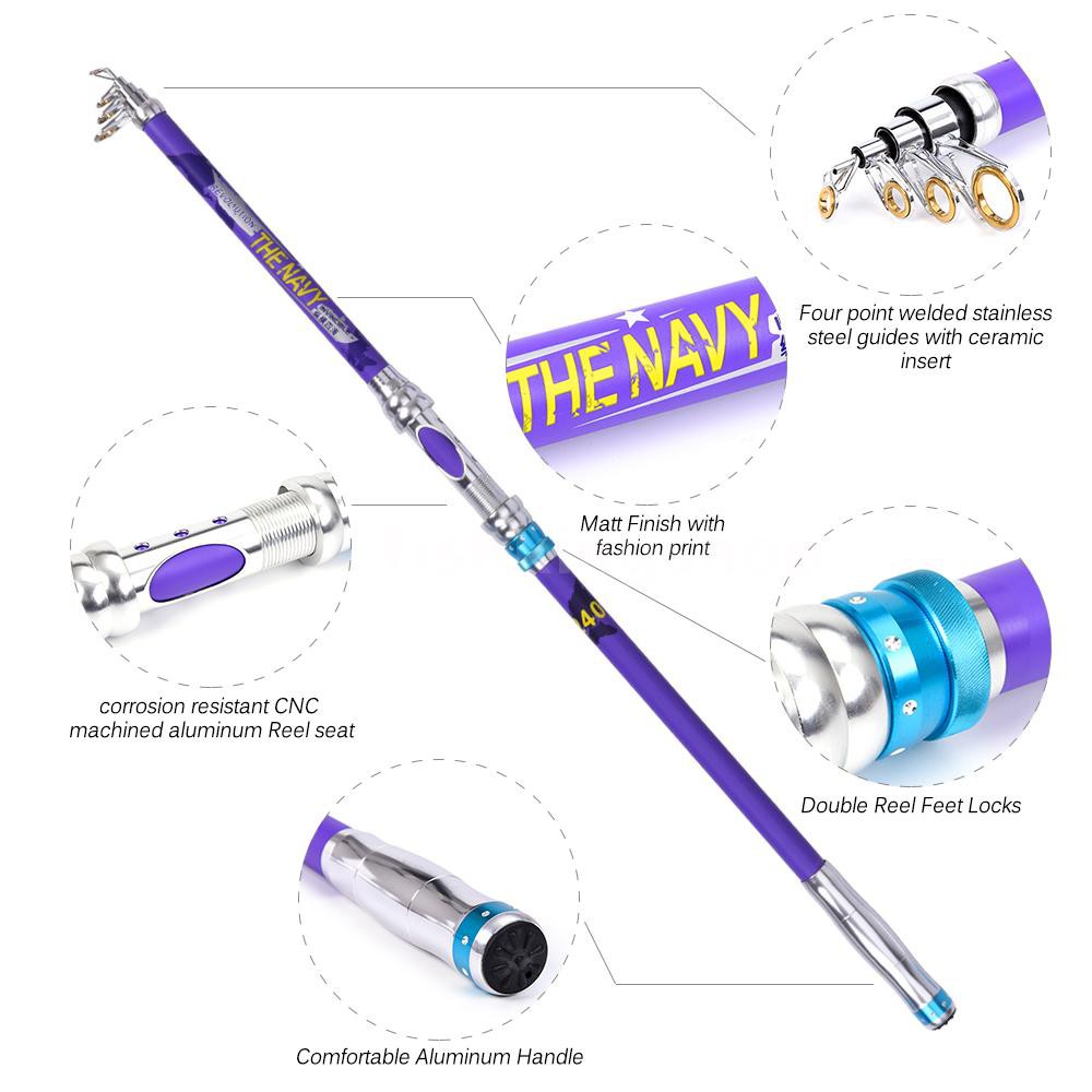 fhyg ] อุปกรณ์ตกปลาคันเบ็ดตกปลาแบบพกพา - fishking.th - ThaiPick
