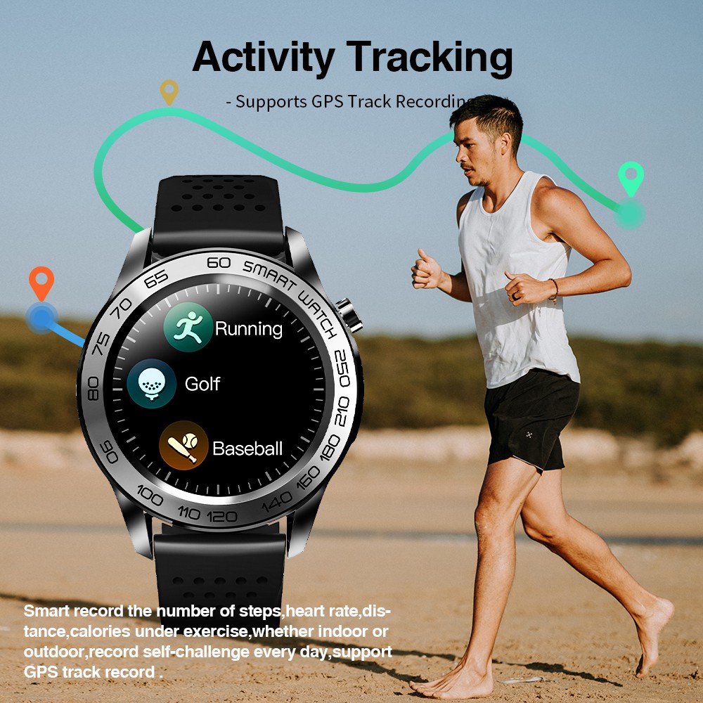GPS track 2021 smart watch Temperature multiple sport mode Intelligent ...