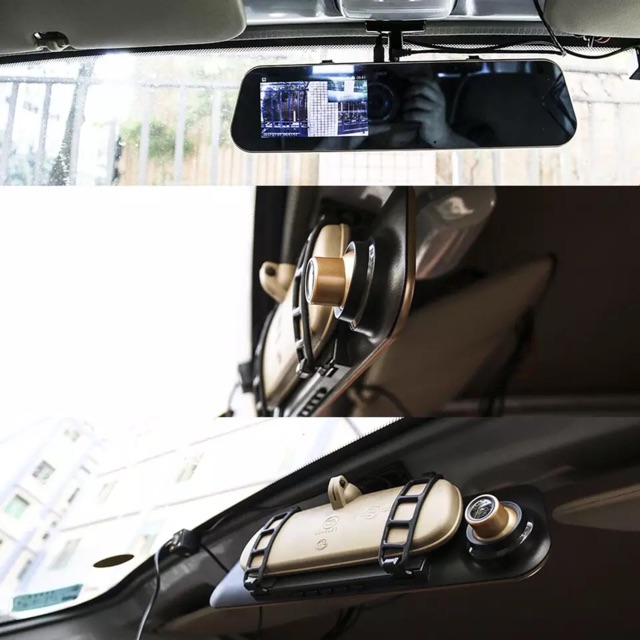 NTP ส่งด่วน 1 วัน XH-303 กล้องติดรถยนต์ 4.3นิ้ว (กระจกตัดแสง กล้องหน้า ...