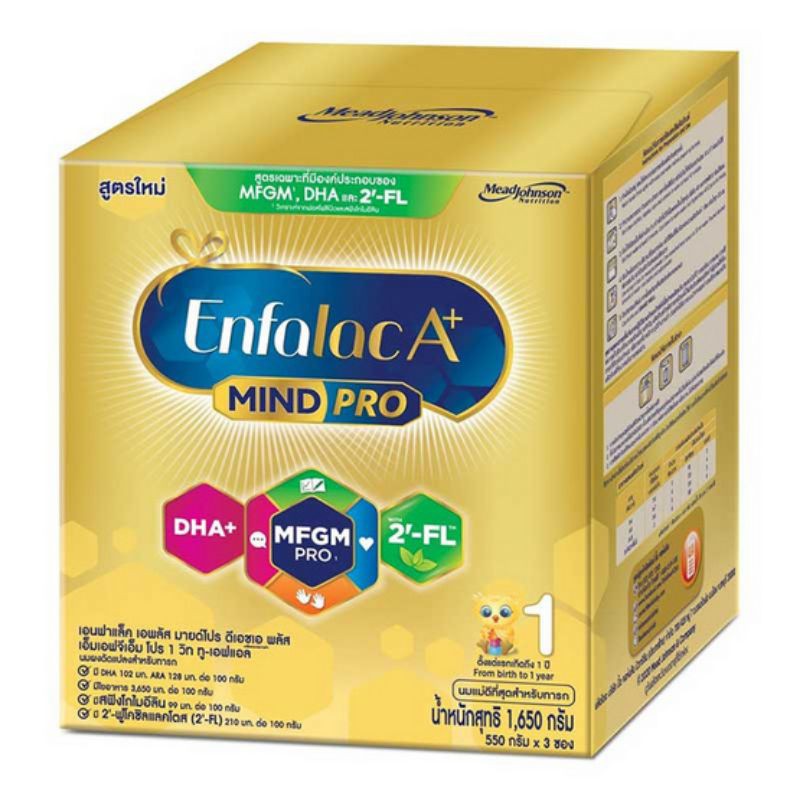 Enfalac A 1 Gentlecare นมผง เอนฟาแล็ค เอพลัส มายโปร เจนเทิลแคร์ ขนาด ...
