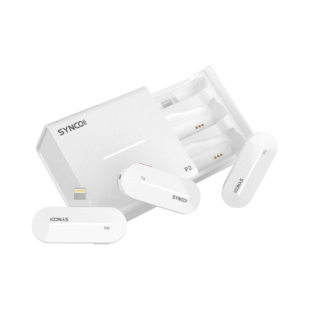 SYNCO P2TP2L Miniature 2 Person Digital Wireless Microphone System with USB Connector (ProPlugin ...