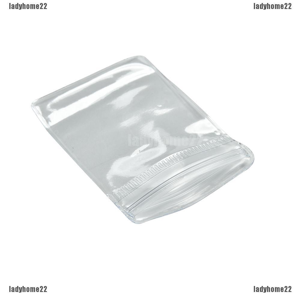 100Pcs Badge Holders Clear Plastic Coin Wallets Storage Envelopes Bag 5 ...