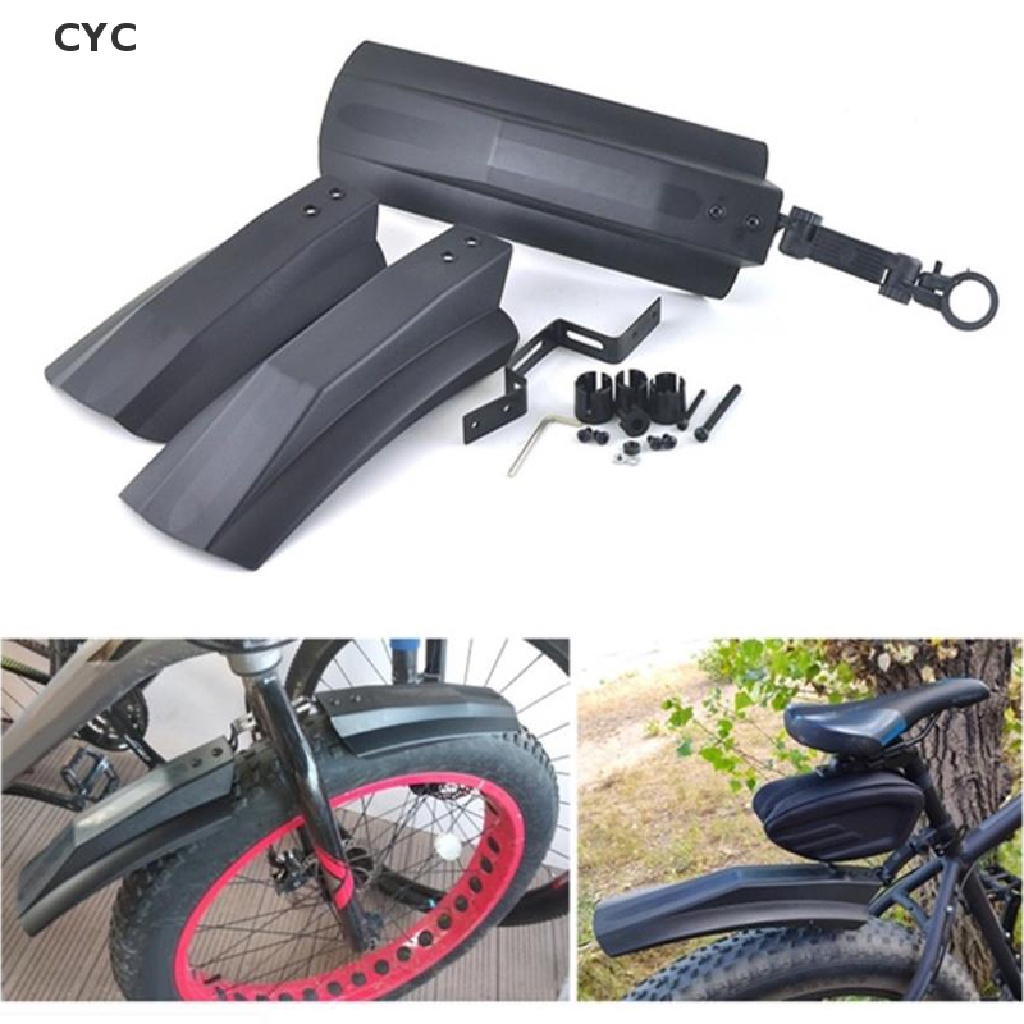 CYC 2PCS Snow Bicycle Mountain Bike Front Rear Mud Guard Fenders for ...