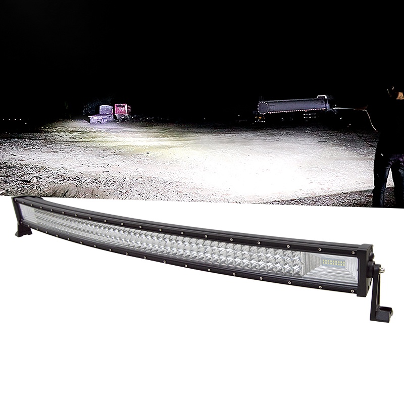 In Stock3-row 22quot 32quot 42quot 52quot Curved Led Light Bar Offroad ...