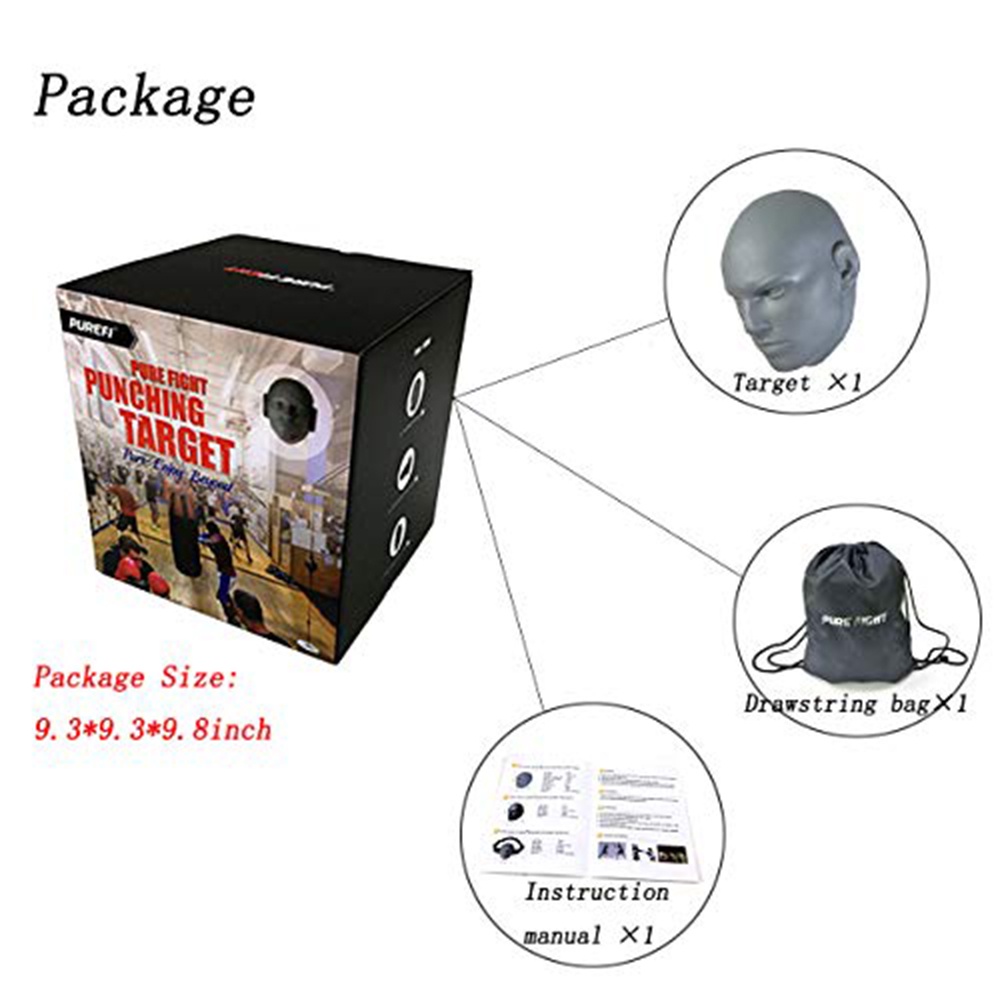 เป้าหมายการฝึกอบรมFace-shaped Boxing target Human Head Human Dummy Face ...