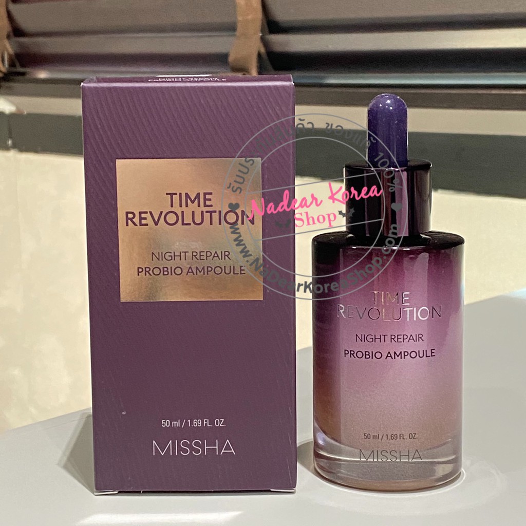 Missha Time Revolution Night Repair Probio Ampoule 50ml. | Shopee Thailand