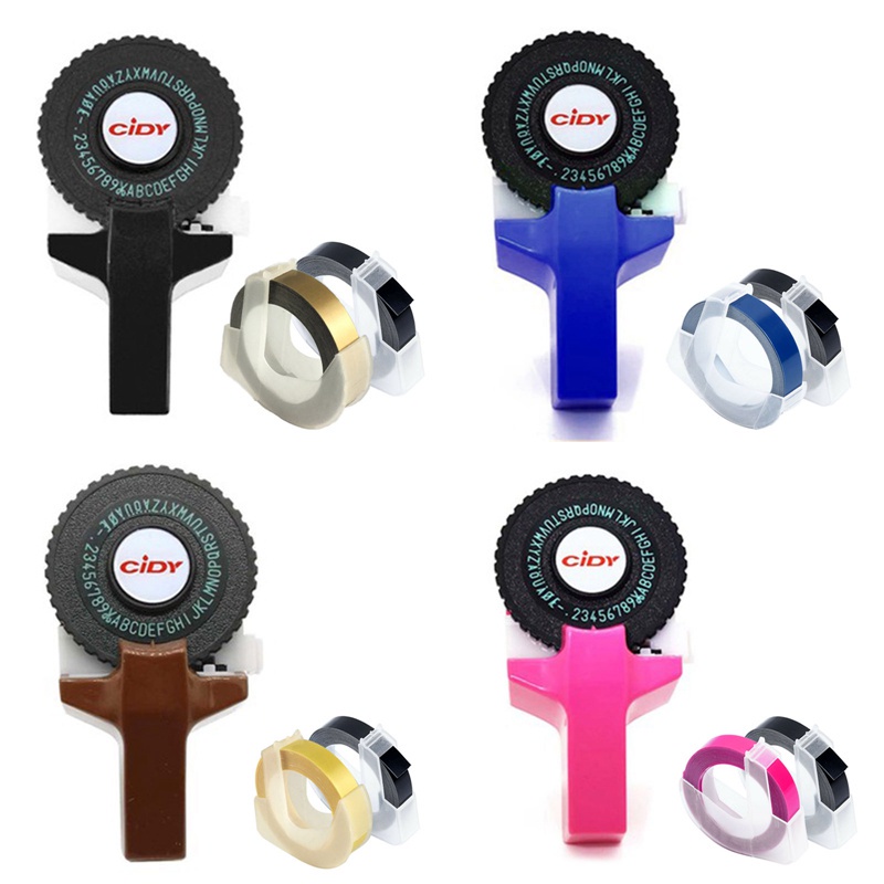 Manual Label Printer Embossing Typewriter Mini Barcode Typewriter ...