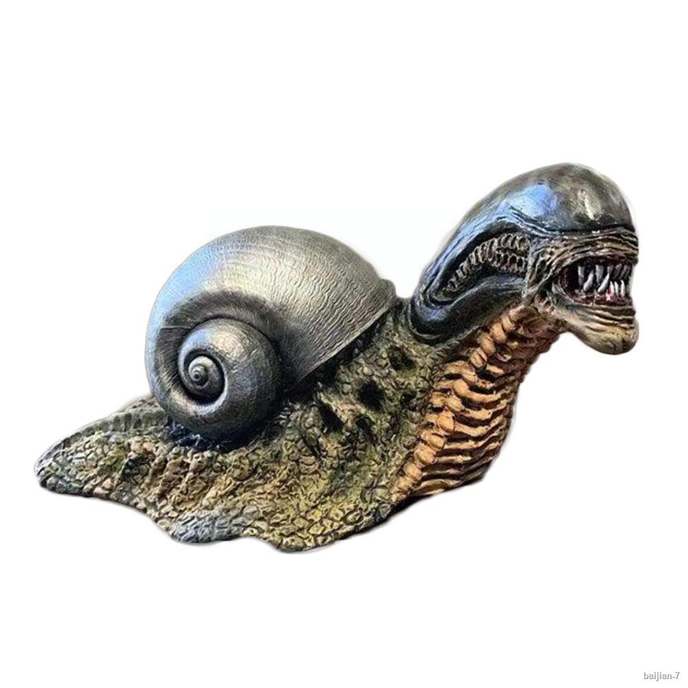 Creative Alien Snail Statue Crafts Decoration Resin Doll Yard Gifts ...