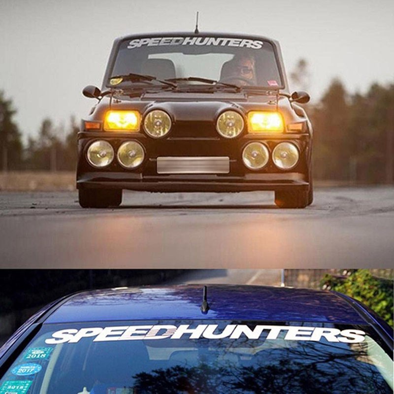 SPEEDHUNTERS Front Rear Windshield Banner Decal Vinyl Car Sticker Auto ...