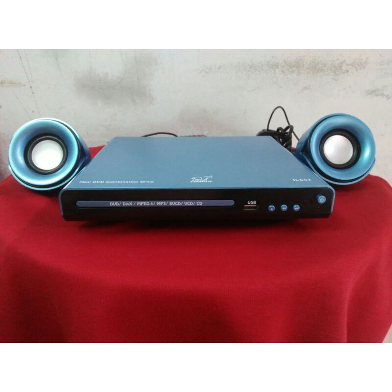 [Family] เครื่องเล่นดีวีดี พร้อมรีโมทคอนโทรล และลำโพง Mini DVD ...