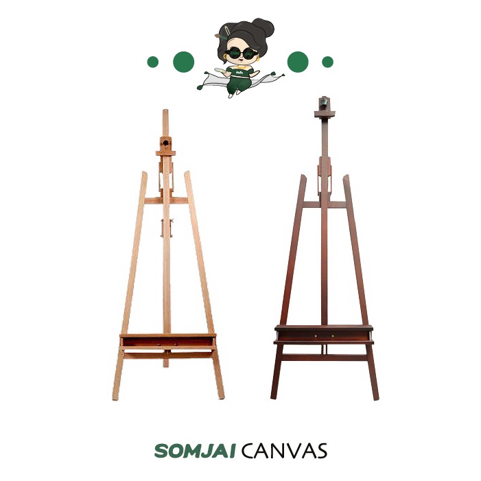 Somjai Selected ขาตั้งวาดรูปเกรด A ไม่มีเสี้ยน FORWARD-STYLE EASEL W09B ...