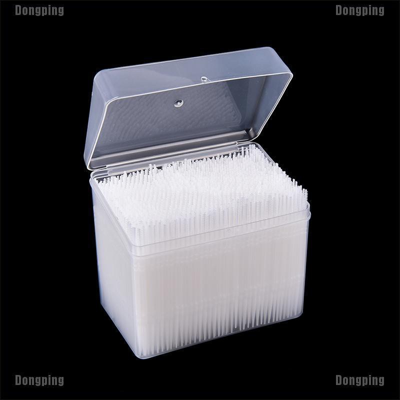【don】1100Pcs Plastic Dental Picks Oral Hygiene 2 Way Interdental Brush ...