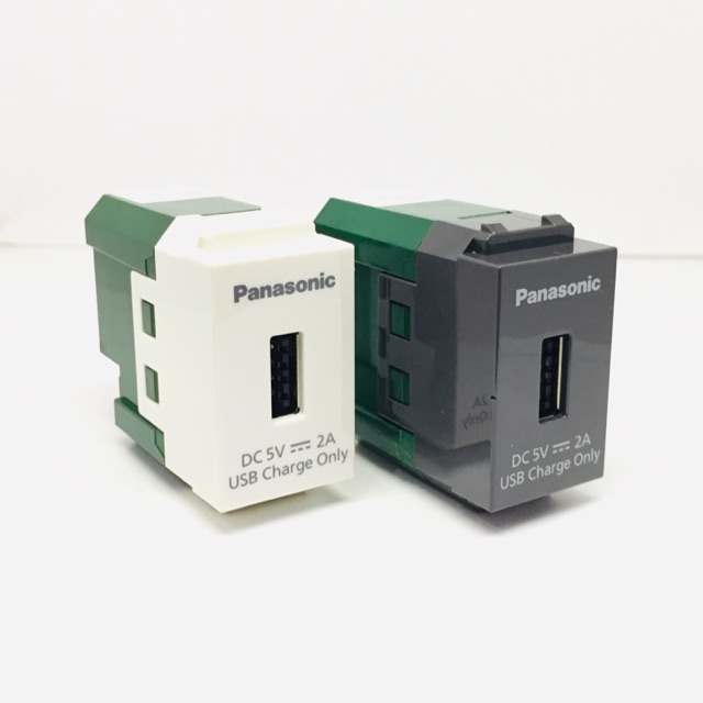 PANASONIC เต้ารับ USB CHARGER สีขาว และ สีเทา | Shopee Thailand