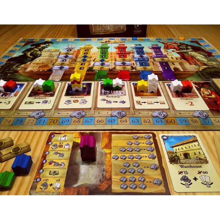 Firenze Board Game แถมซองใส่การ์ด Do 68 - alisa.gam - ThaiPick