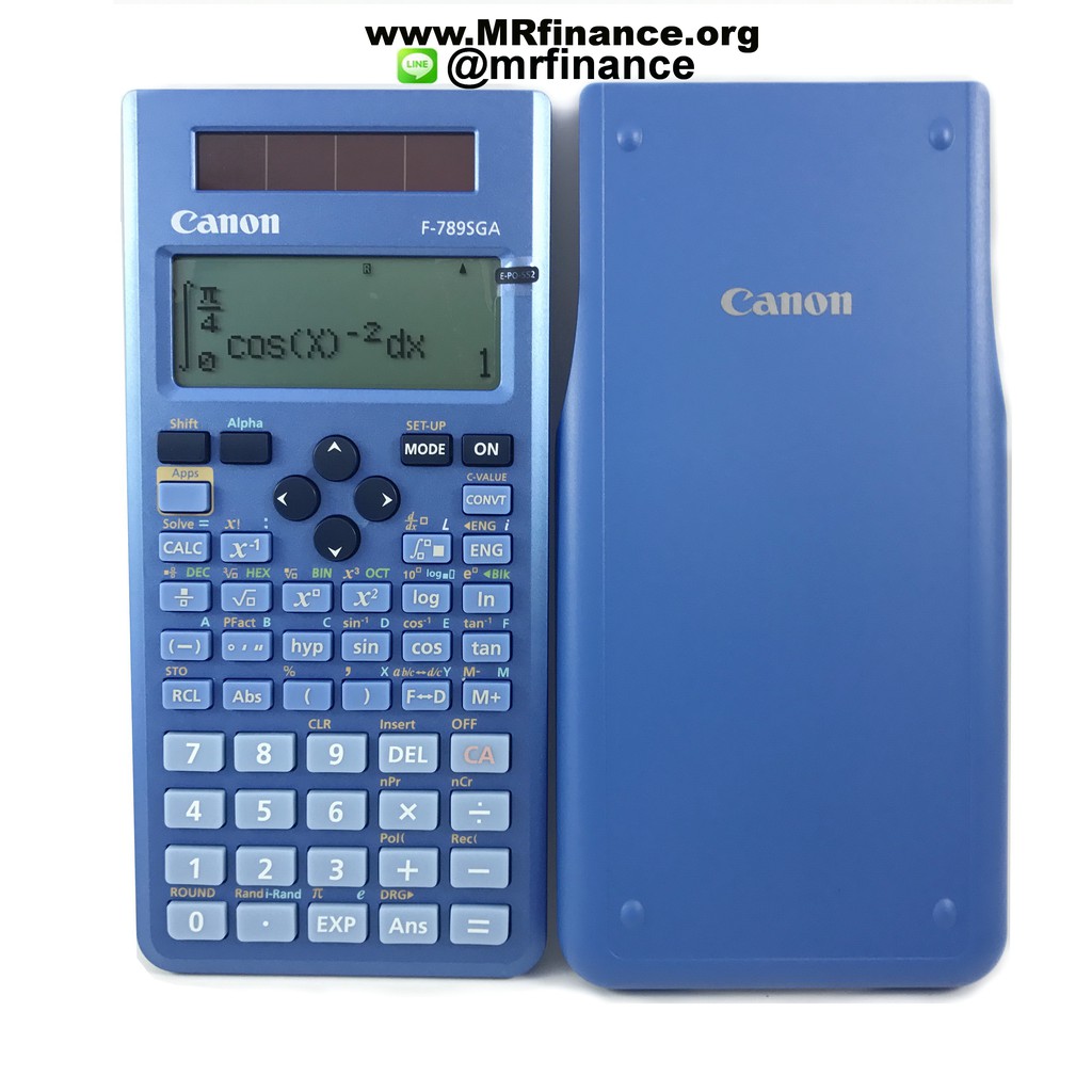 Canon F-789SGA BU เครื่องคิดเลขวิทยาศาสตร์แคนนอน ของใหม่ ของแท้ ...