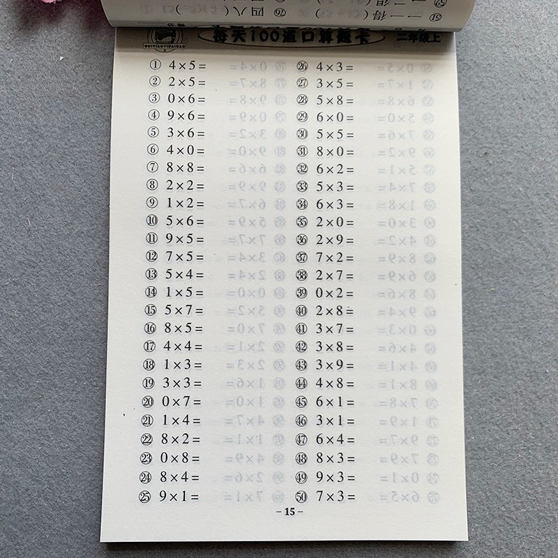 ۩2020 Children Multiplication and division Copybook Learning Math ...