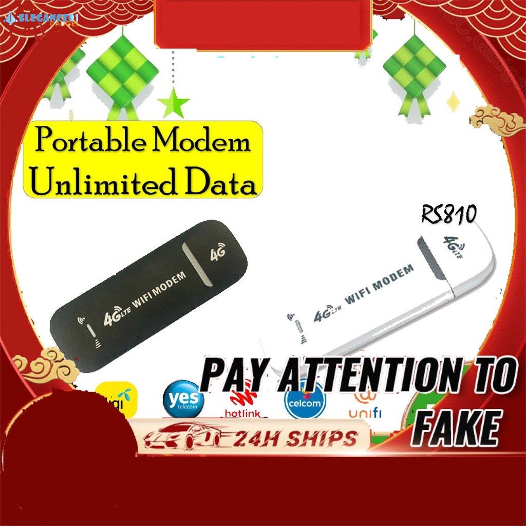 MODIFIED Unlimited 4G Wifi Router 150Mbps Hotspot Car Mifi High Speed ...