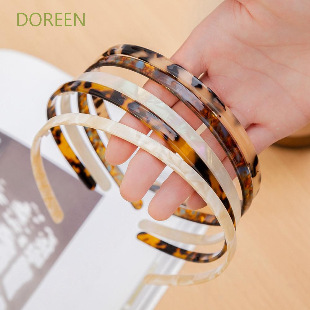 Doreen Hair Accessories Acetic Acid Headband Fashion Leopard Print